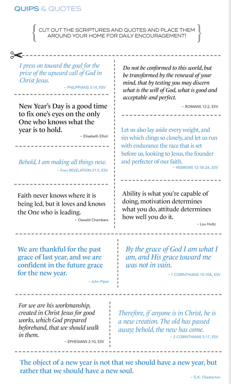 QUIPS & QUOTES — January 2021 - MS Christian Living